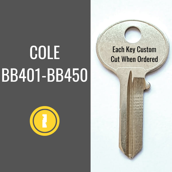 Replacement Cole File Cabinet Key BB404 – Trouble Free Keys