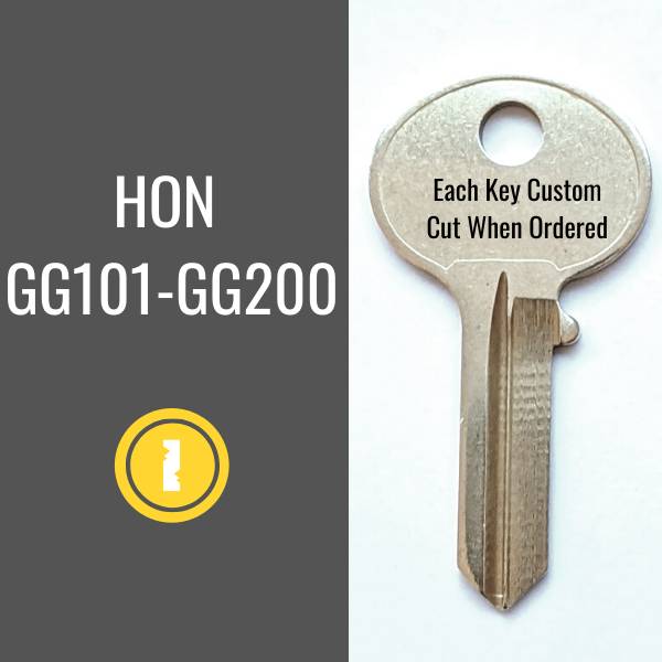 Replacement HON File Cabinet Key GG165 – Trouble Free Keys